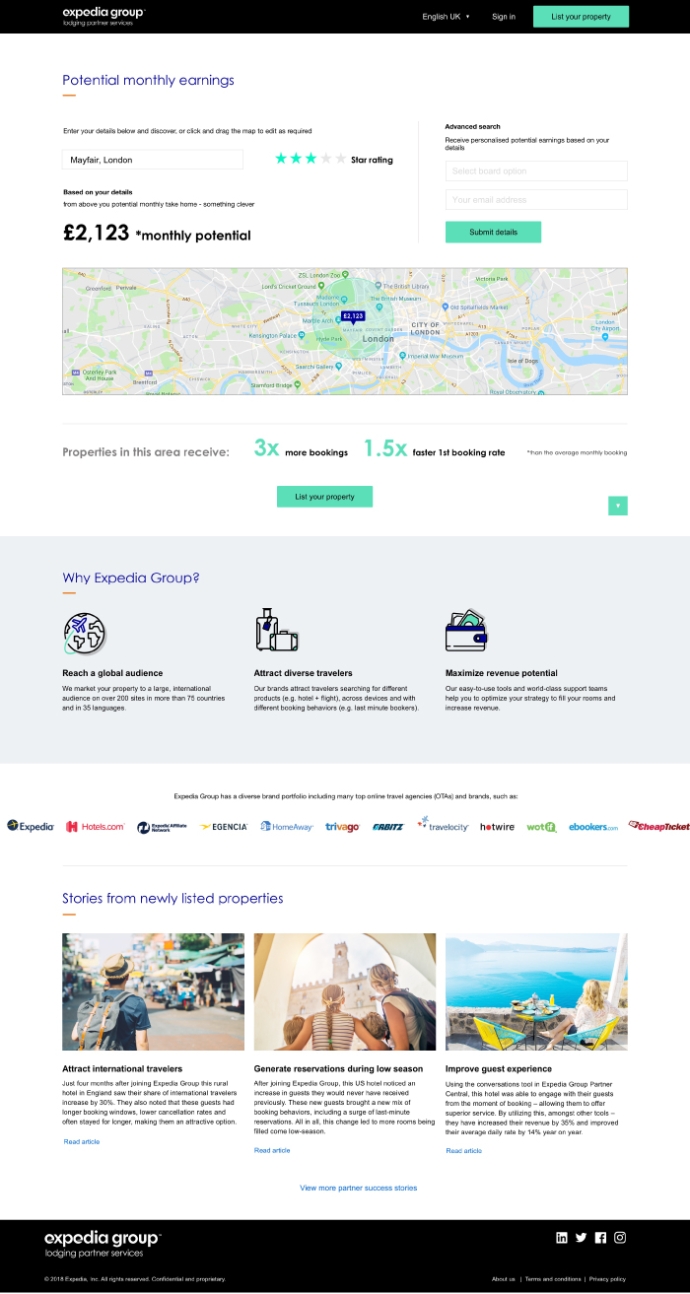 Expedia Group – How much could you earn? | Alice Freeman – Product & UX ...